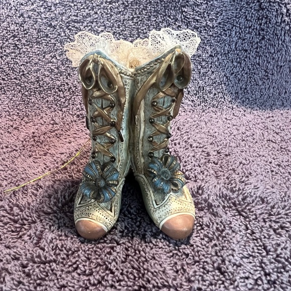 Accents | Vintage Louis Nicole Victorian Lace Up Boots Ornament | Poshmark